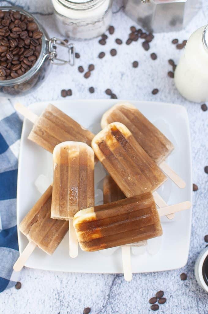 Easy Coffee Popsicles for Hot Summer Days - A Crazy Family
