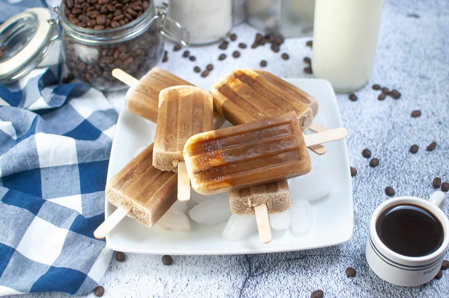 Easy Coffee Popsicles for Hot Summer Days - A Crazy Family