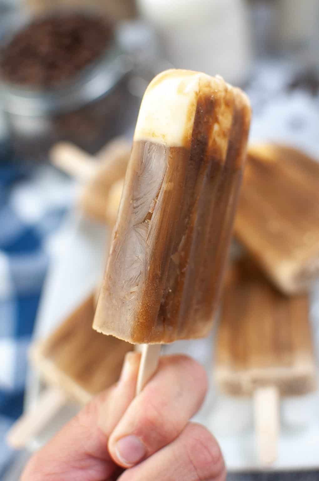 Easy Coffee Popsicles for Hot Summer Days - A Crazy Family
