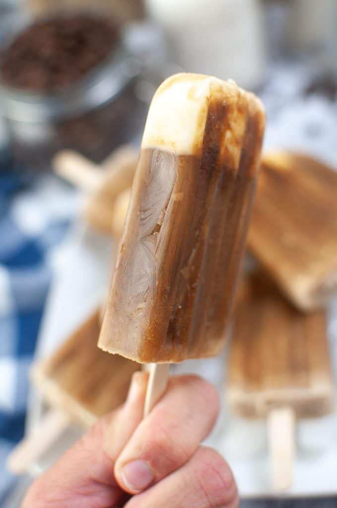 Easy Coffee Popsicles for Hot Summer Days - A Crazy Family