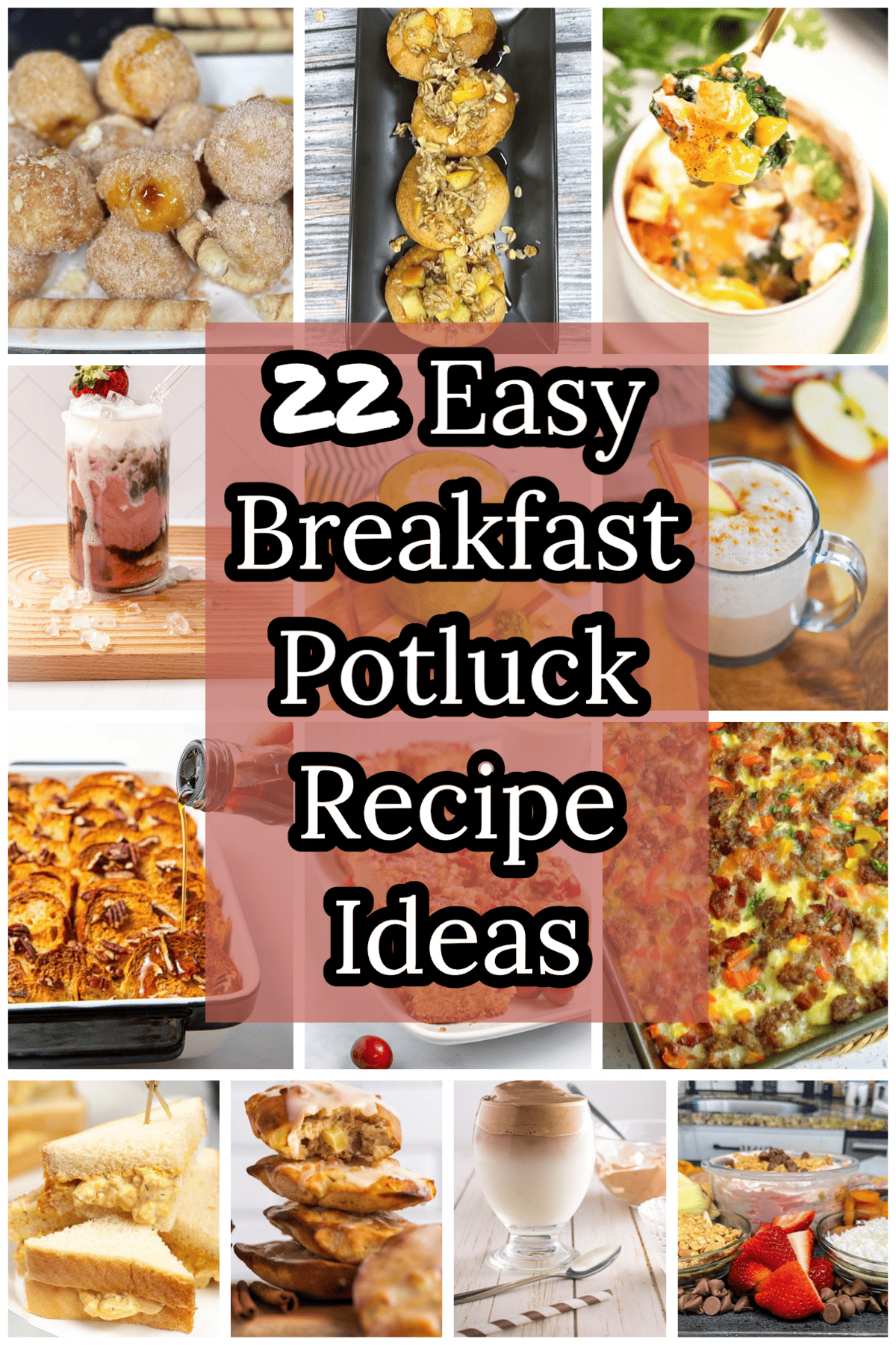 22 Easy Breakfast Potluck Recipe Ideas - A Crazy Family