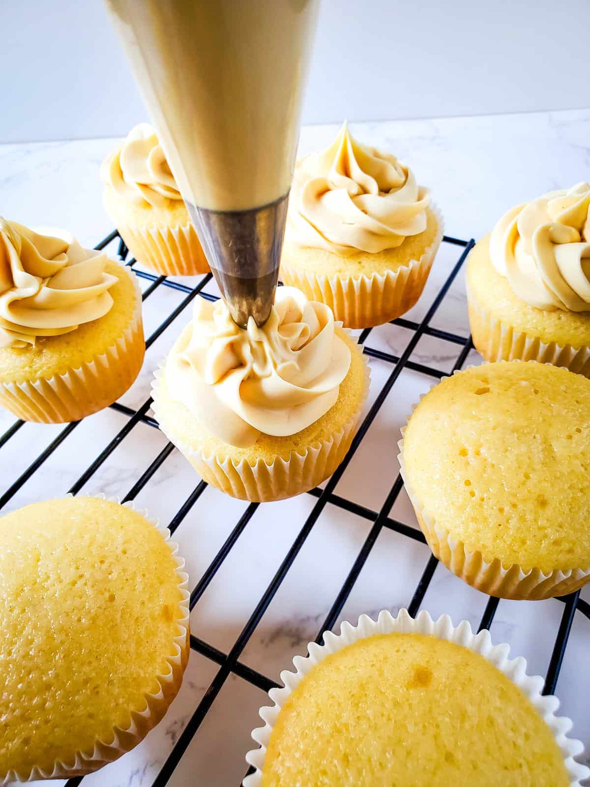 Boozy Cognac Infused Cupcakes - A Crazy Family