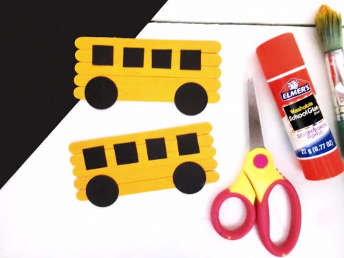 School Bus Craft - A Crazy Family