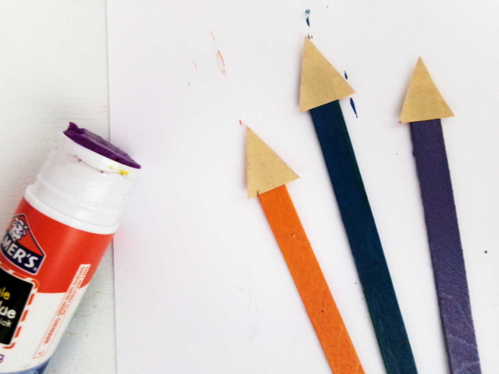 Colored Pencils Craft - A Crazy Family