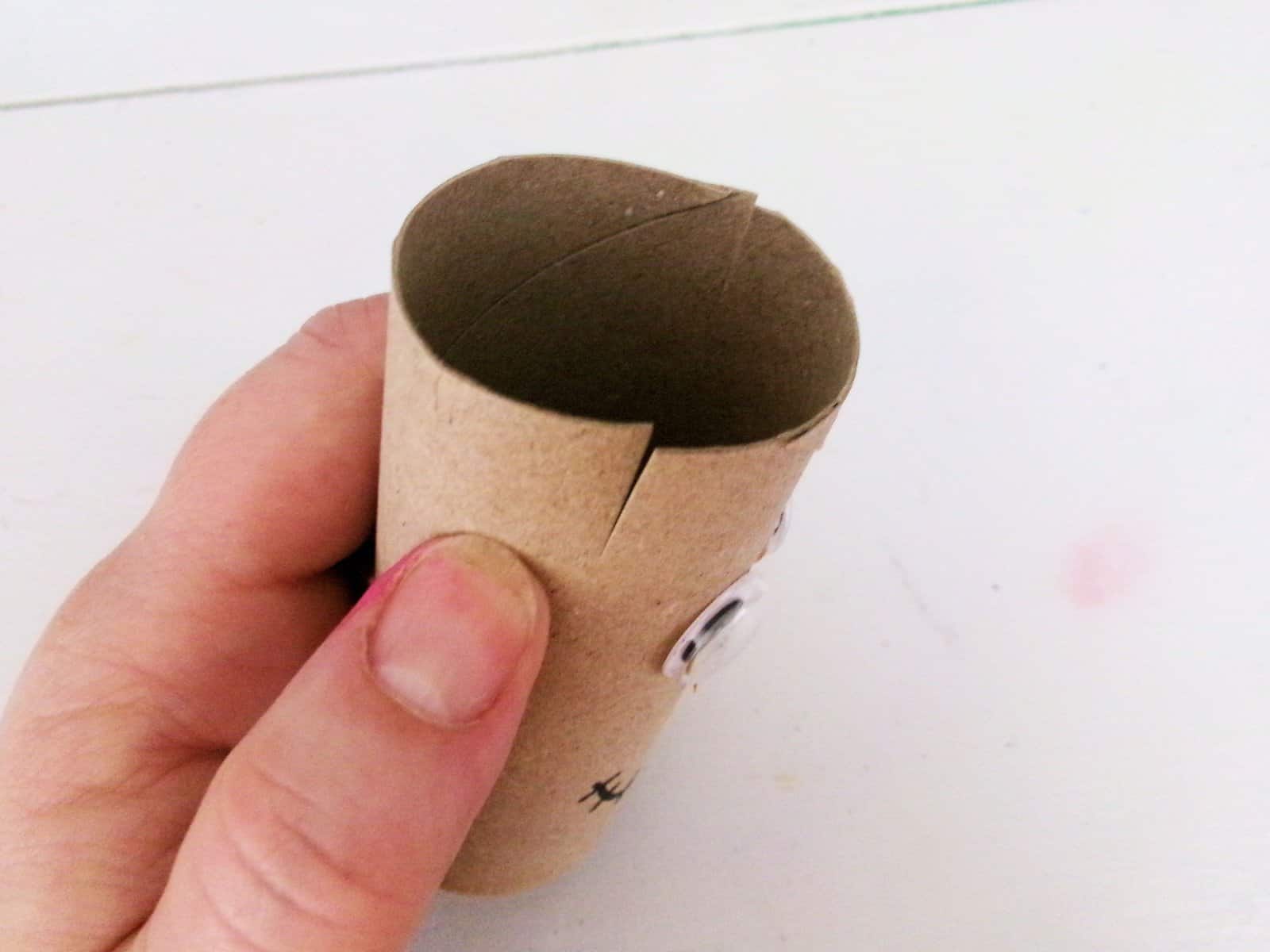 Cardboard Roll Scarecrow Craft - A Crazy Family