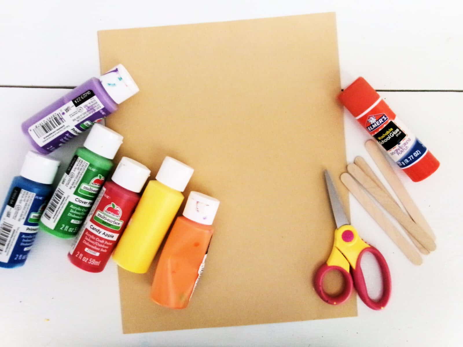 Colored Pencils Craft - A Crazy Family