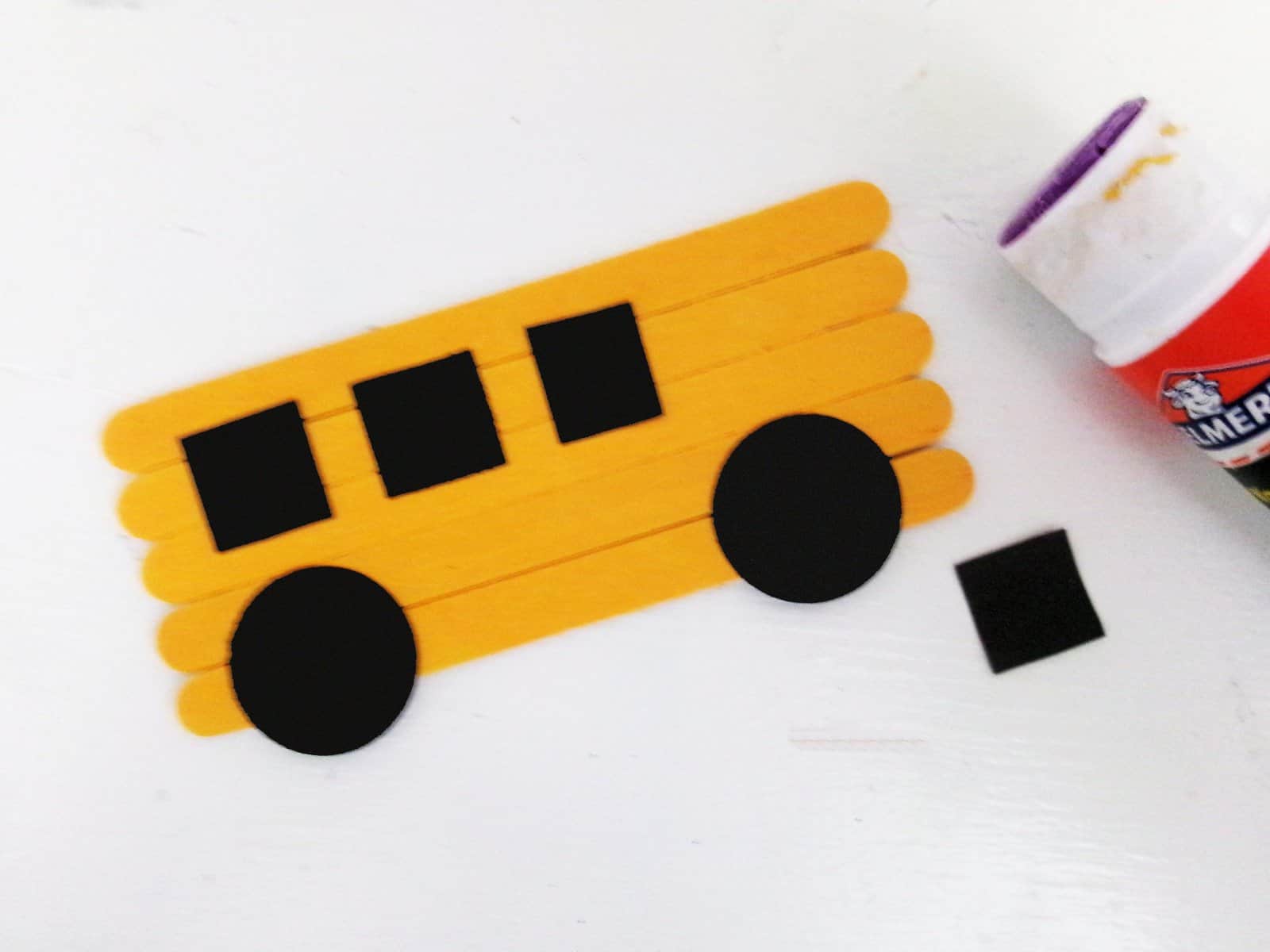 School Bus Craft - A Crazy Family
