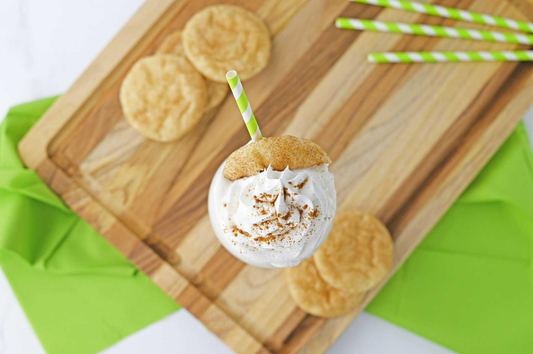 Snickerdoodle Milkshakes - A Crazy Family