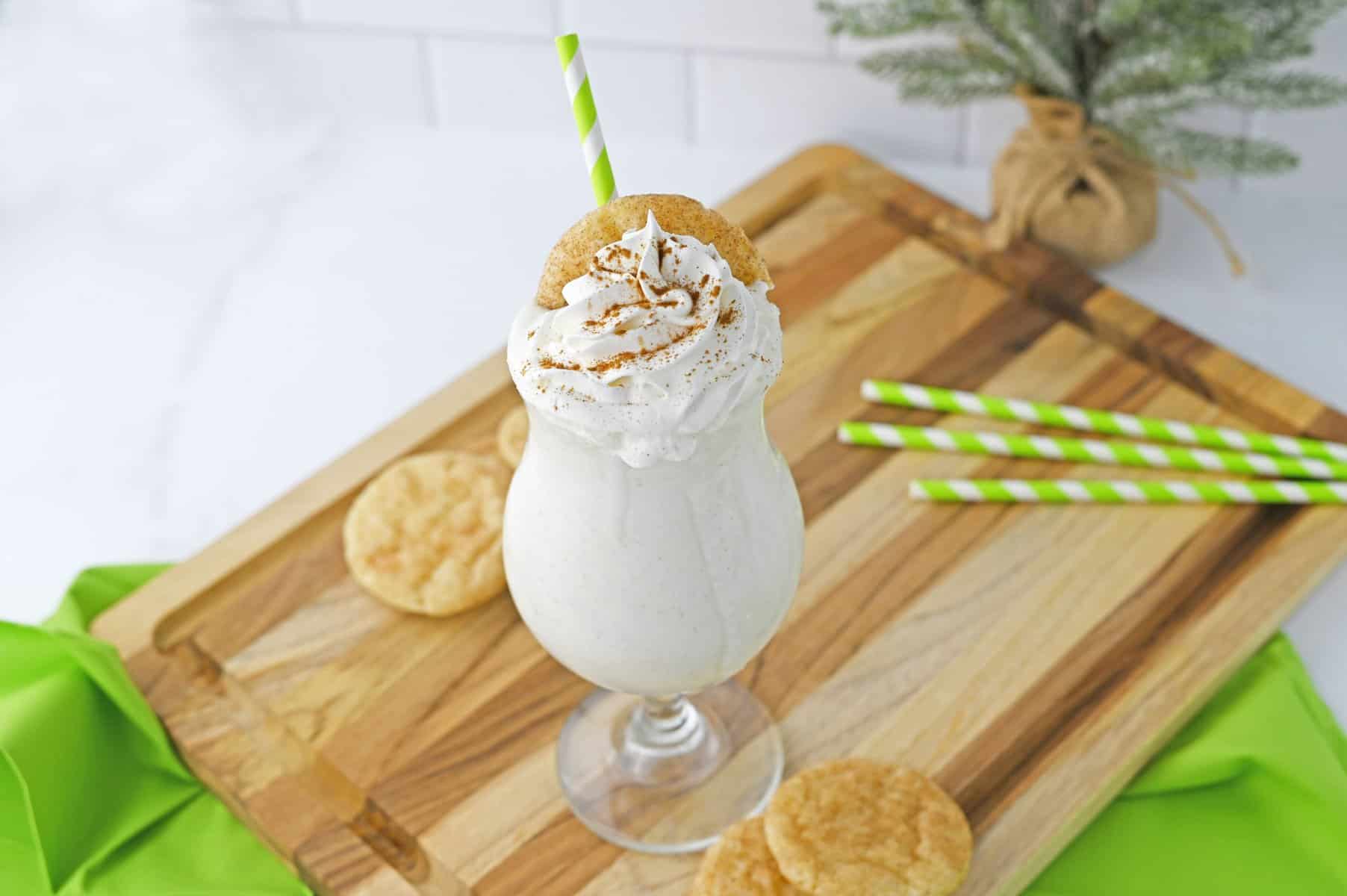 Snickerdoodle Milkshakes - A Crazy Family