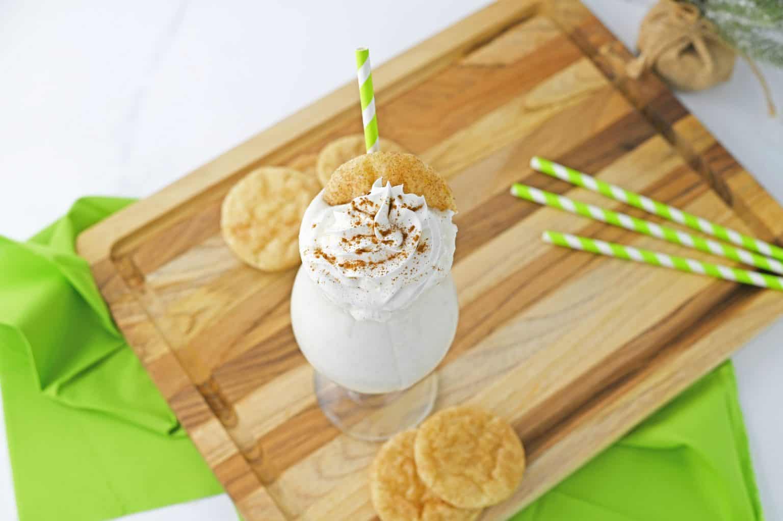 Snickerdoodle Milkshakes - A Crazy Family