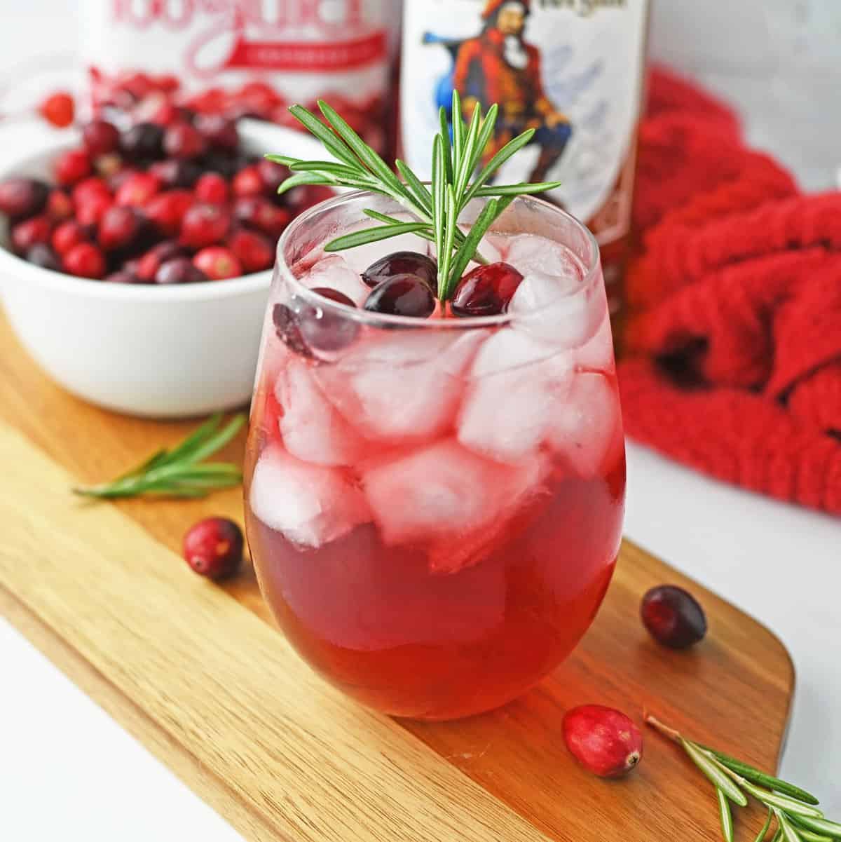 Christmas Tree Cocktail - A Crazy Family