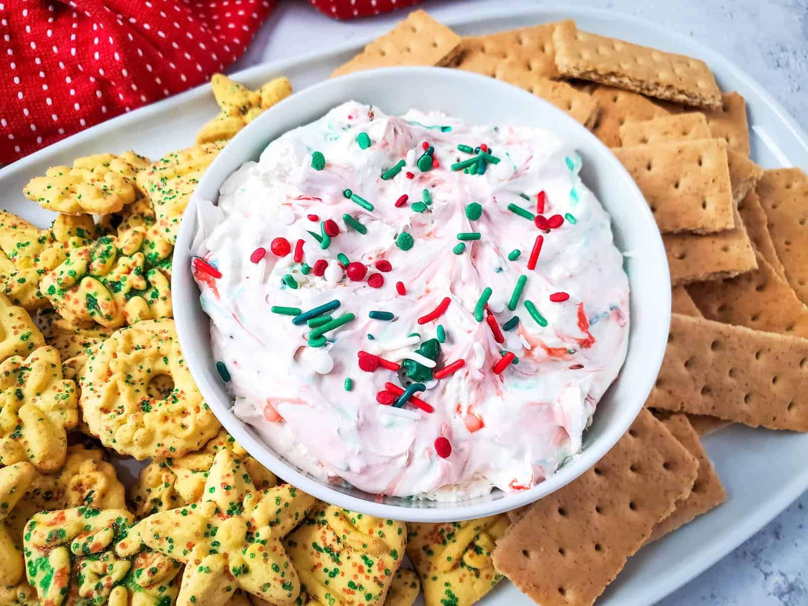 Christmas Cookie Dessert Dip - A Crazy Family