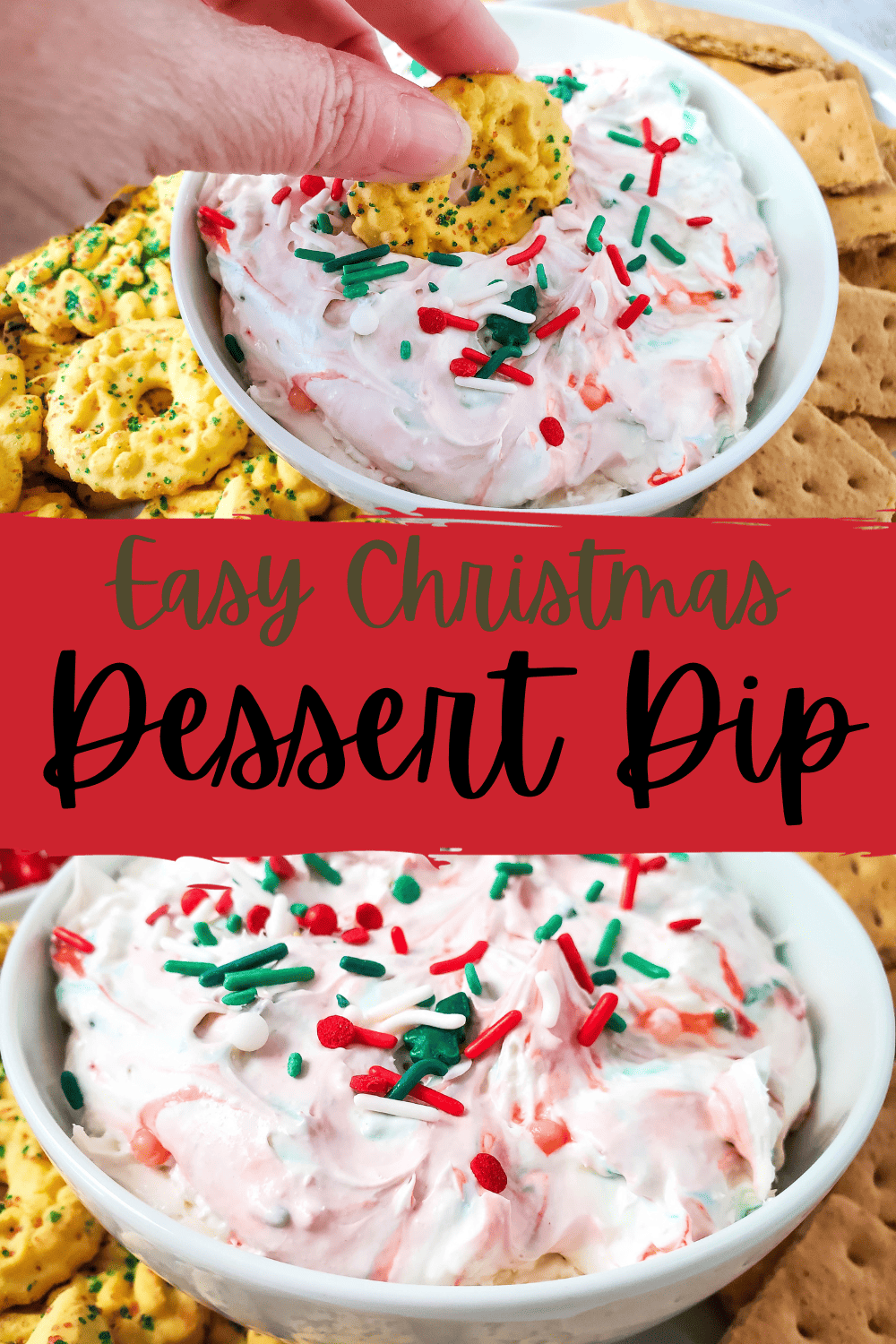 Christmas Cookie Dessert Dip - A Crazy Family