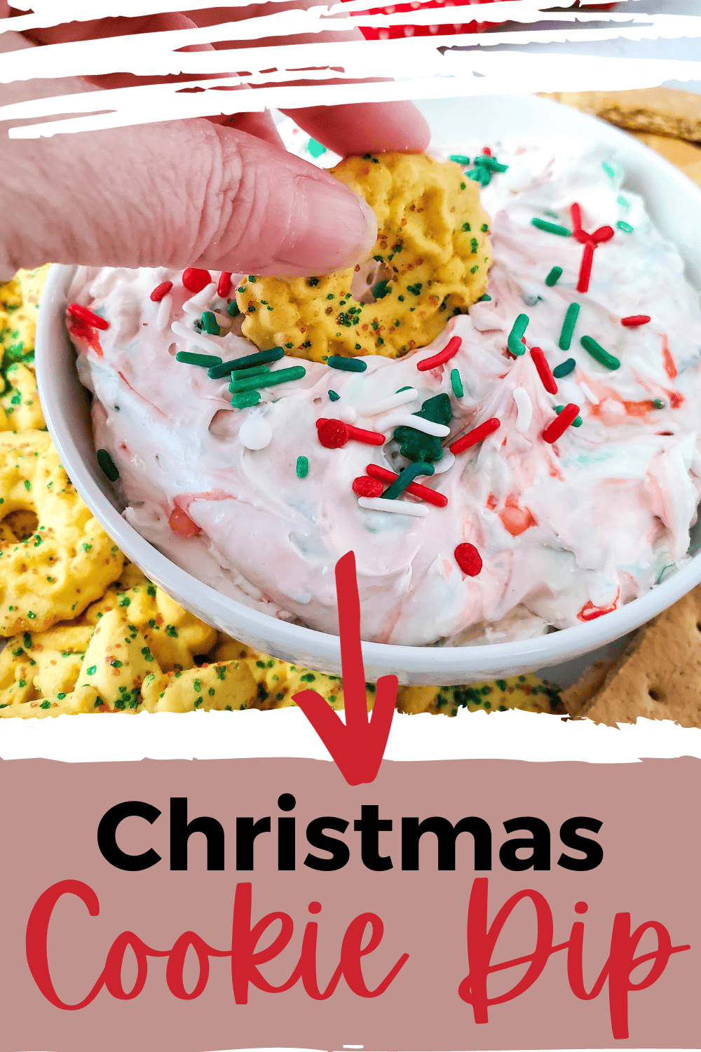 Christmas Cookie Dessert Dip - A Crazy Family