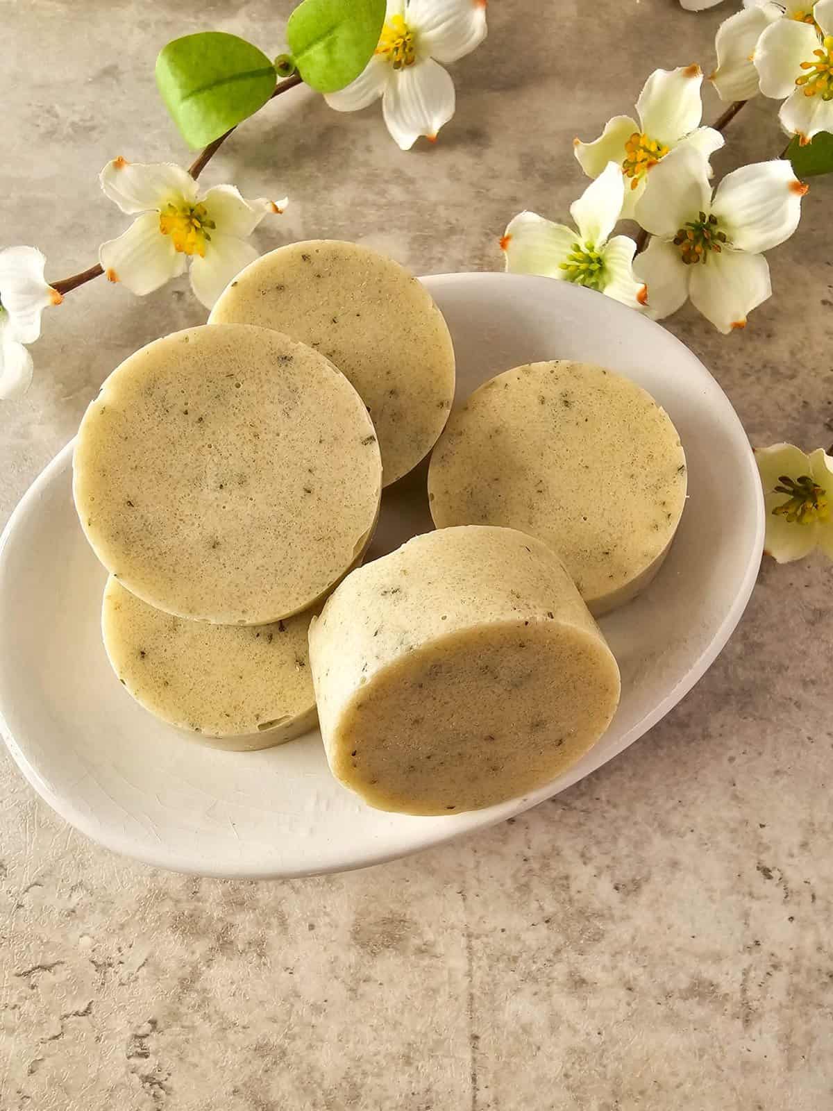 Green Tea Sugar Scrub Bars - A Crazy Family