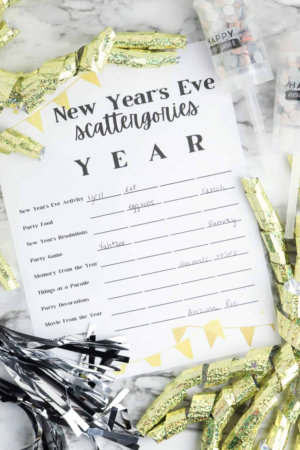 Free Printable New Year's Word Search Puzzle - A Crazy Family