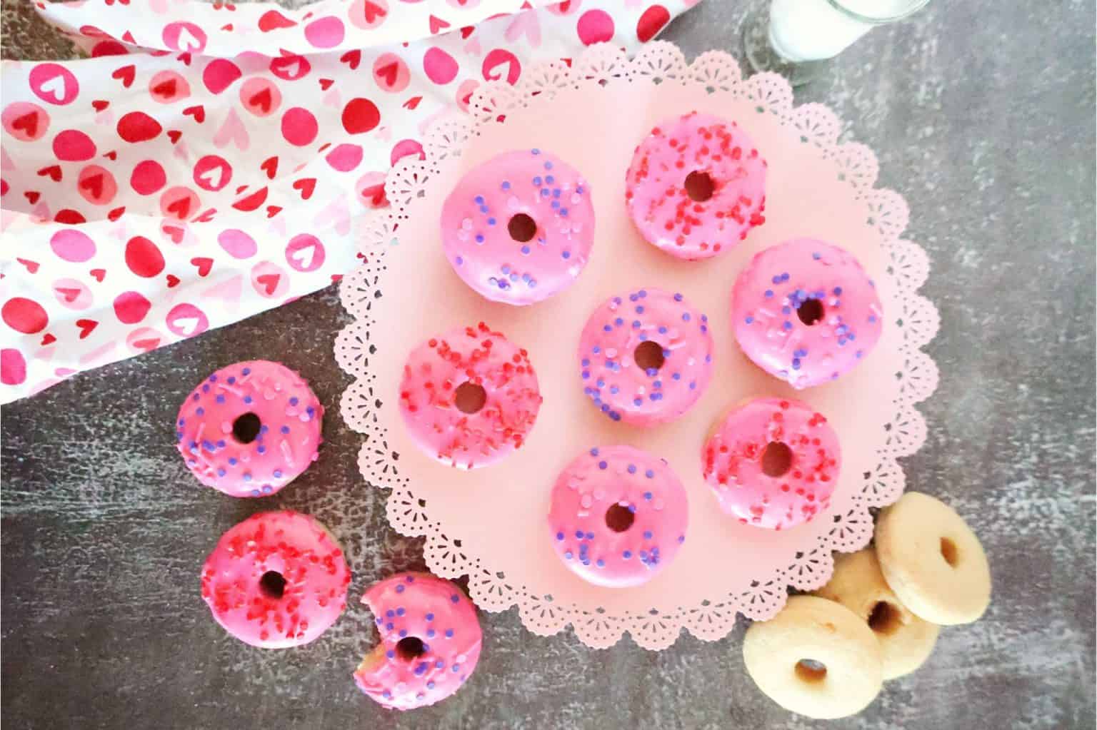 Valentine’s Day Donuts - A Crazy Family