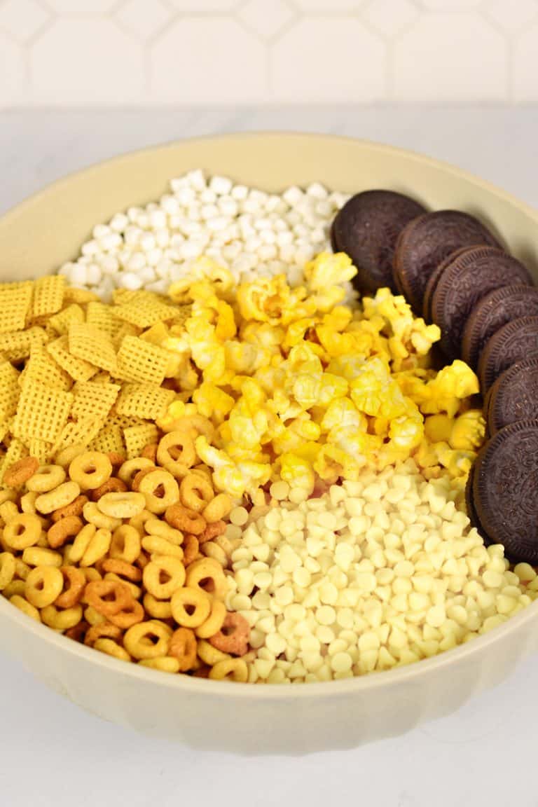 Deliciously Decadent Cookies & Cream Popcorn Mix - A Crazy Family