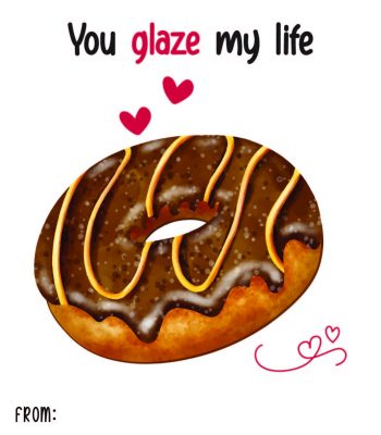 Deliciously Cute Free Printable Donut Valentine's Cards - A Crazy Family