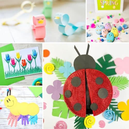 27 Fun and Creative Spring Crafts for Kids - A Crazy Family