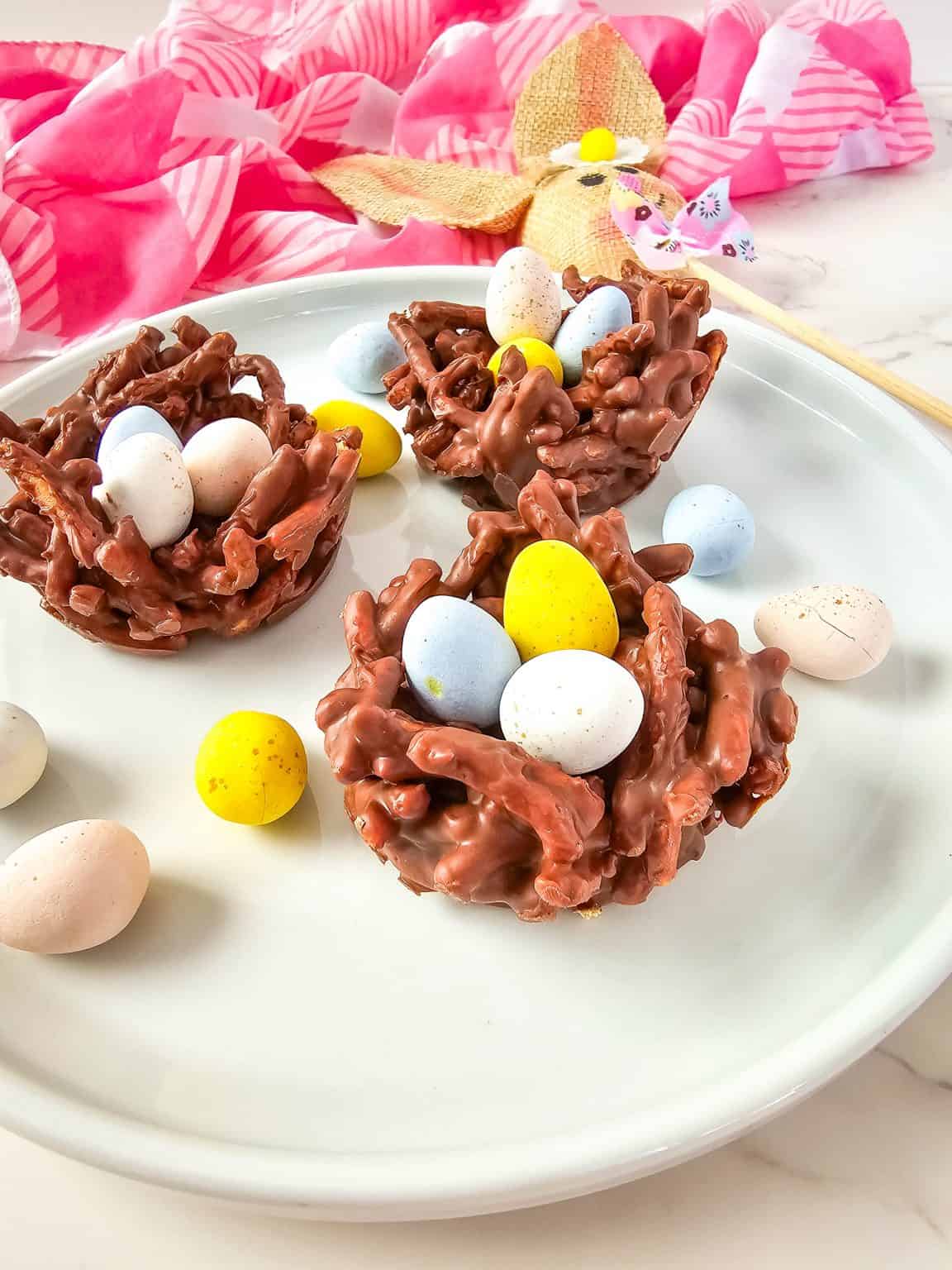 Easter Nest Haystack Treats - A Crazy Family