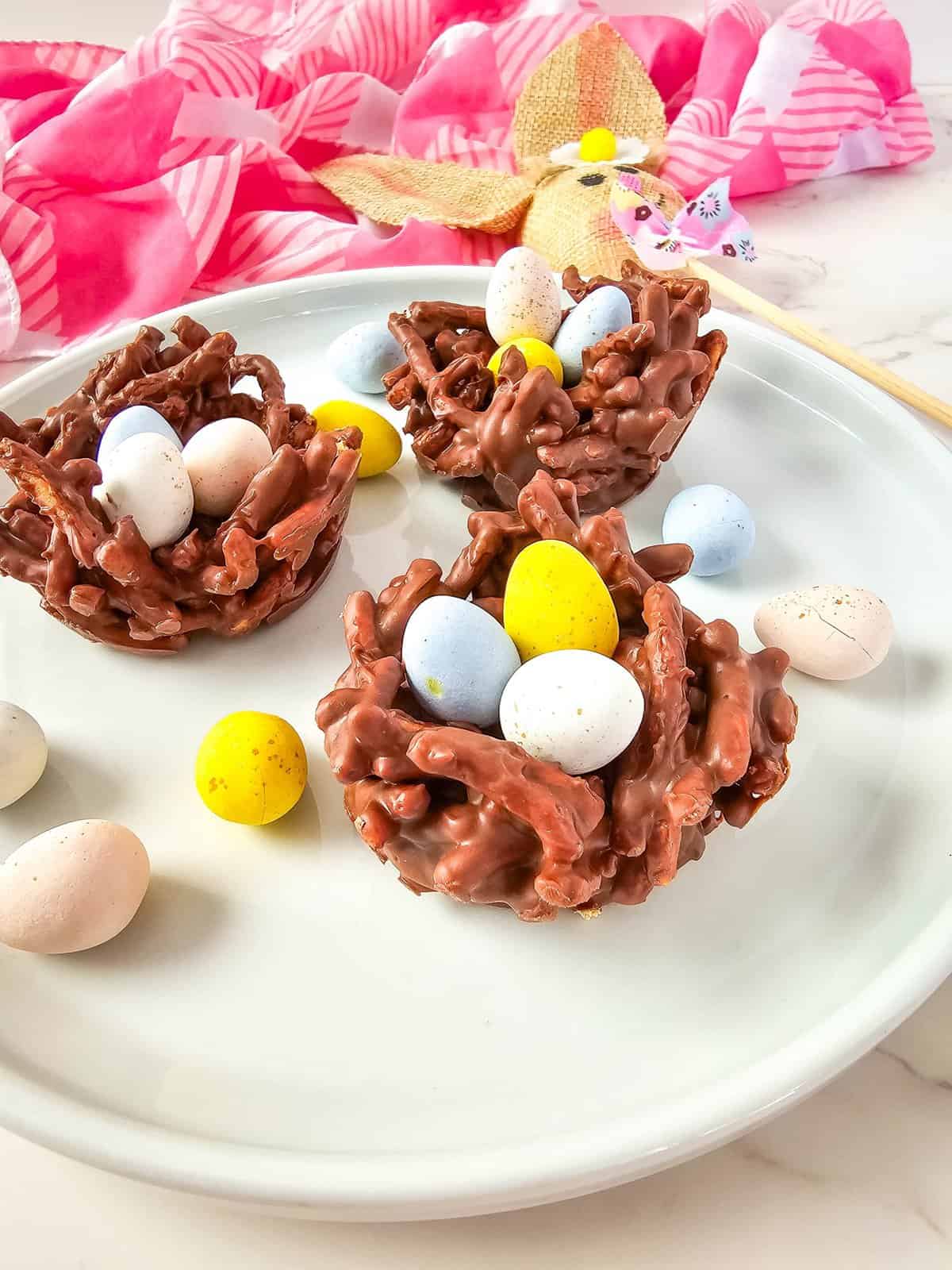 Easter Nest Haystack Treats - A Crazy Family