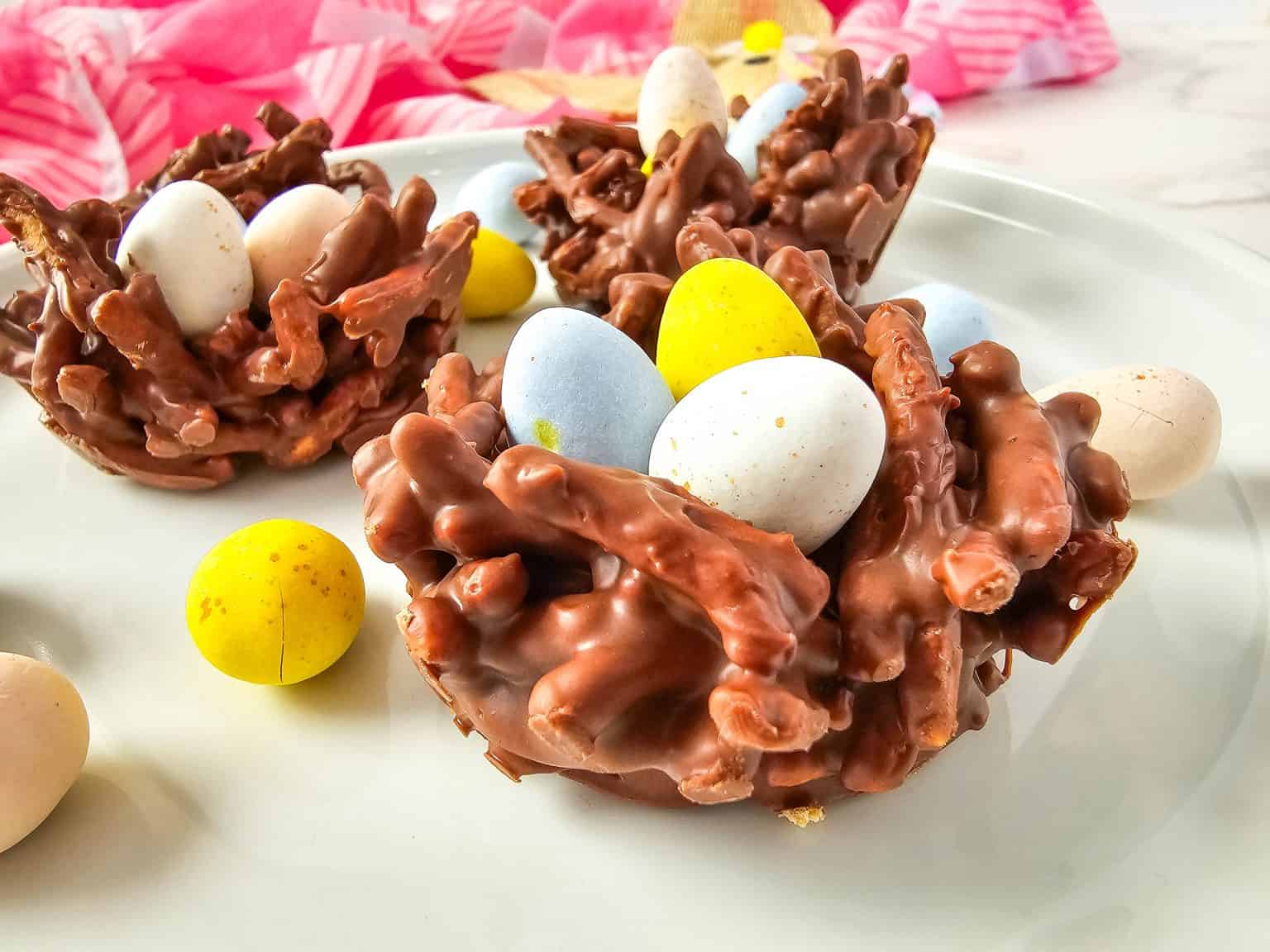 Easter Nest Haystack Treats - A Crazy Family