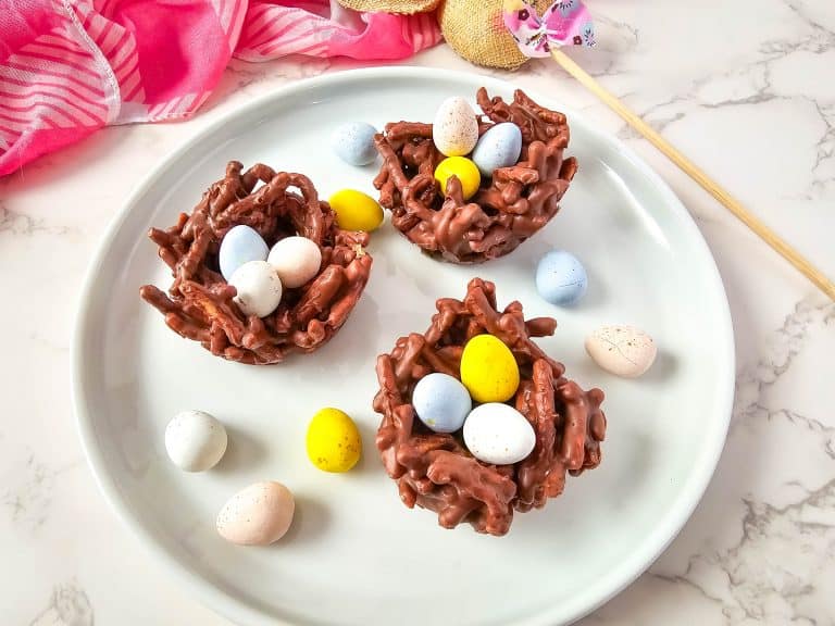 Easter Nest Haystack Treats - A Crazy Family