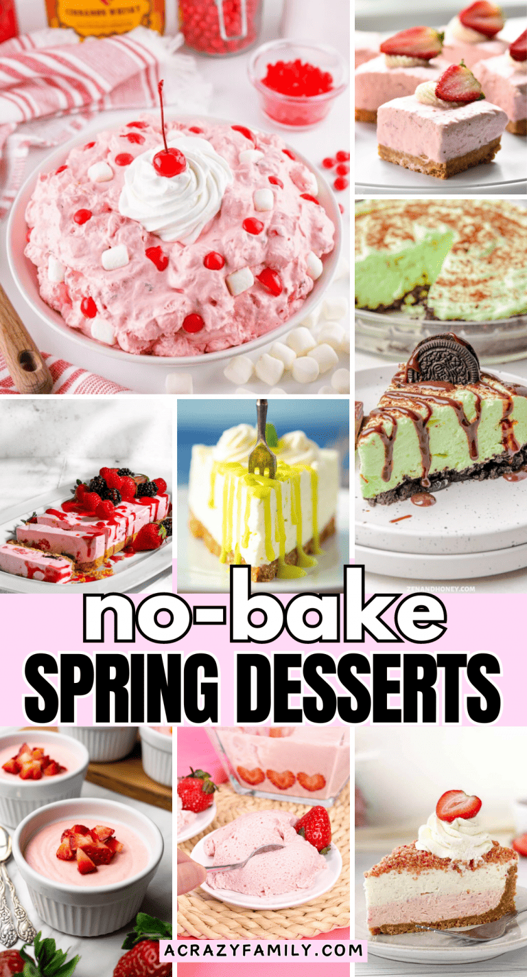 30 Spring No-Bake Desserts - A Crazy Family