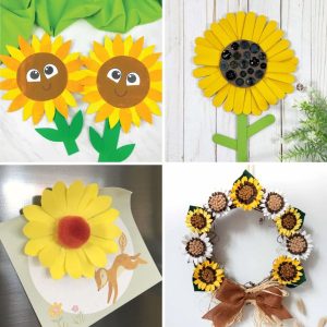 25 Sunflower Crafts to Bring Sunshine to Your Day - A Crazy Family