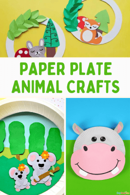 22 Paper Plate Animal Crafts for Kids - A Crazy Family