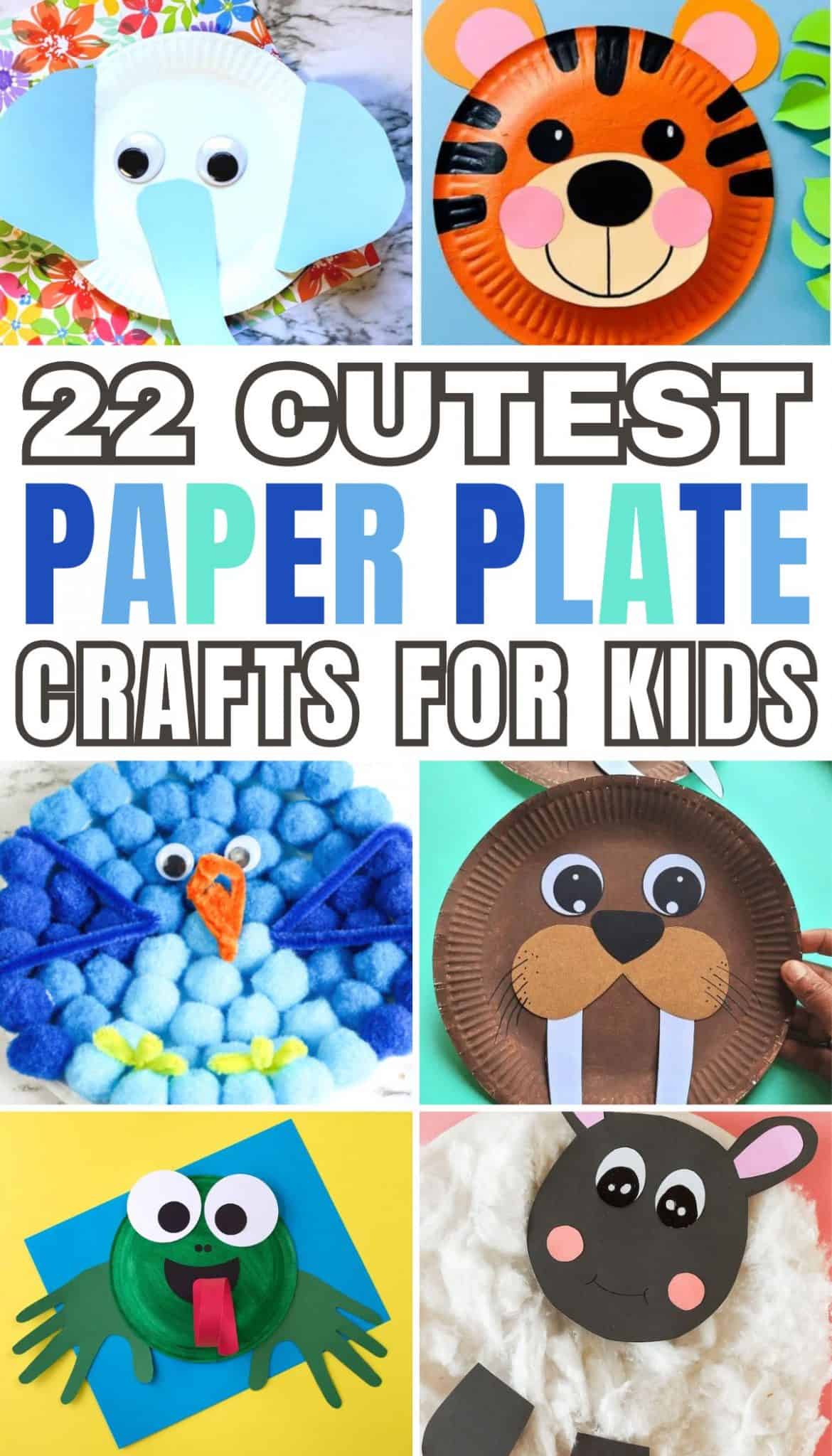 22 Paper Plate Animal Crafts for Kids - A Crazy Family