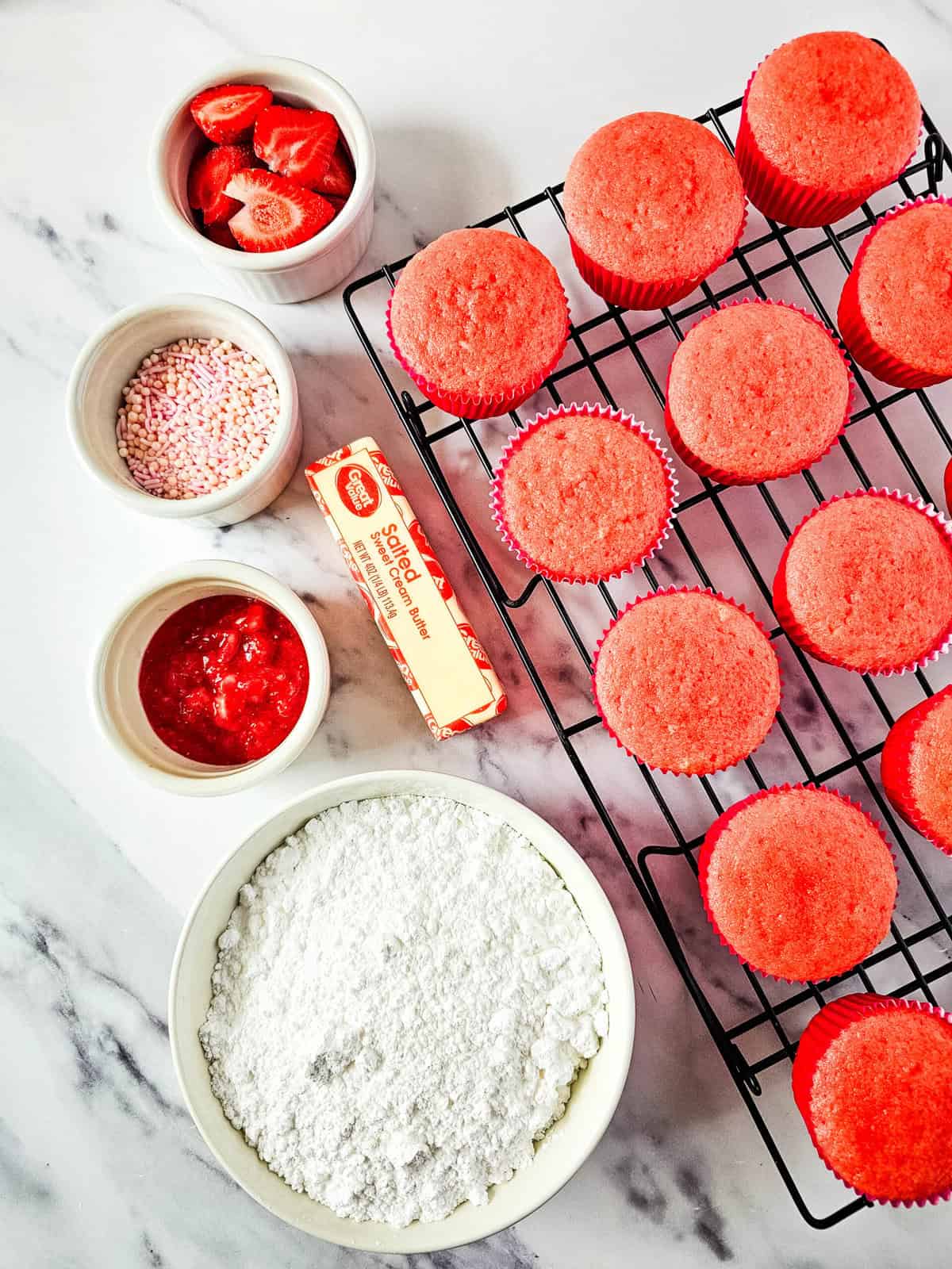 Strawberry Sprinkle Surprise Cupcakes: A Simple Treat for Any Occasion