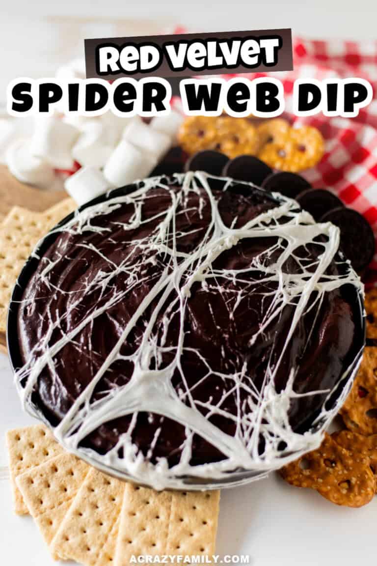 Wickedly Delicious Spider Web Dip - A Crazy Family