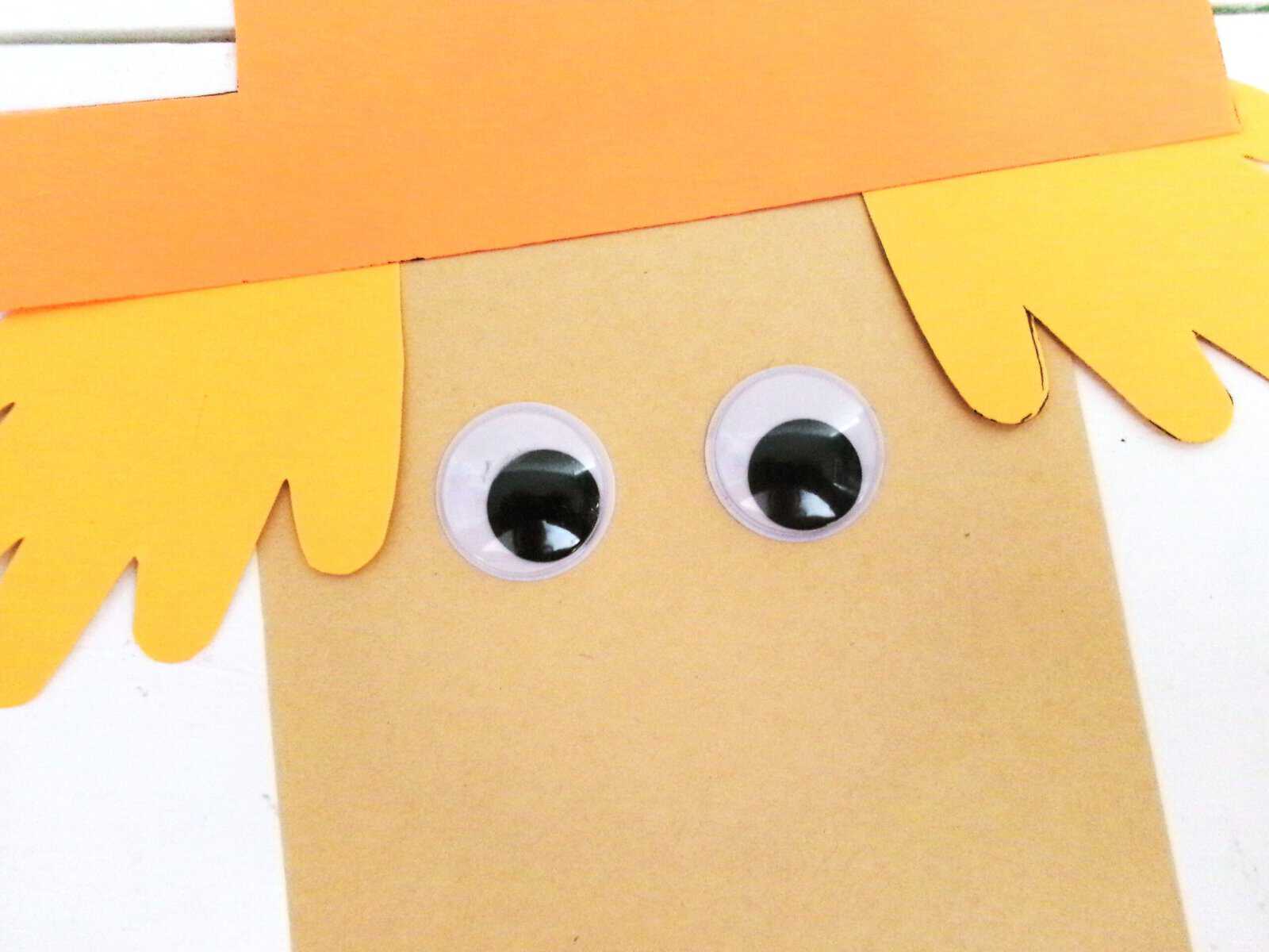 Cute Handprint Scarecrow Craft for Fall - A Crazy Family