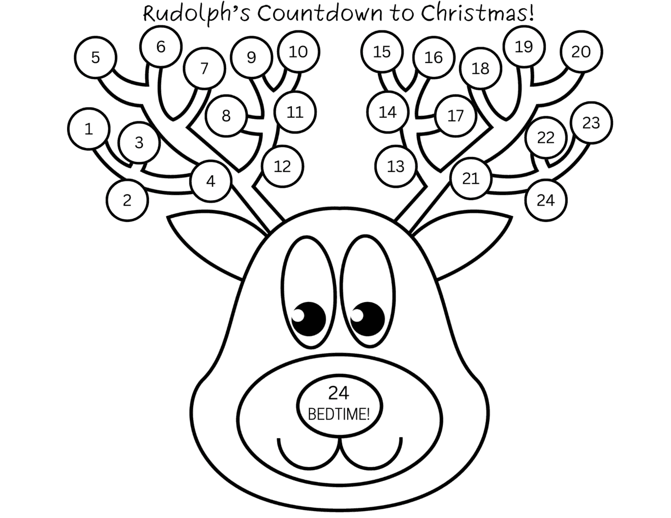 Rudolph's Countdown To Christmas - A Crazy Family
