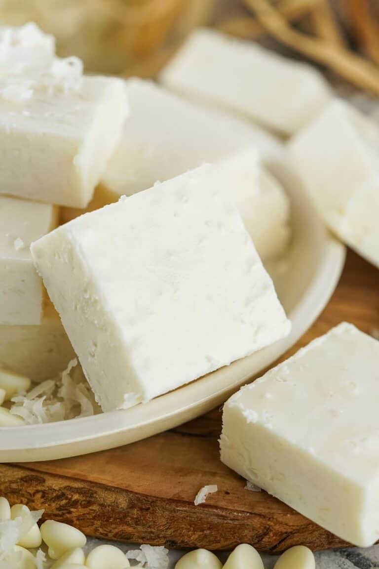 Rich & Creamy Coconut Fudge with Just 4 Ingredients - A Crazy Family