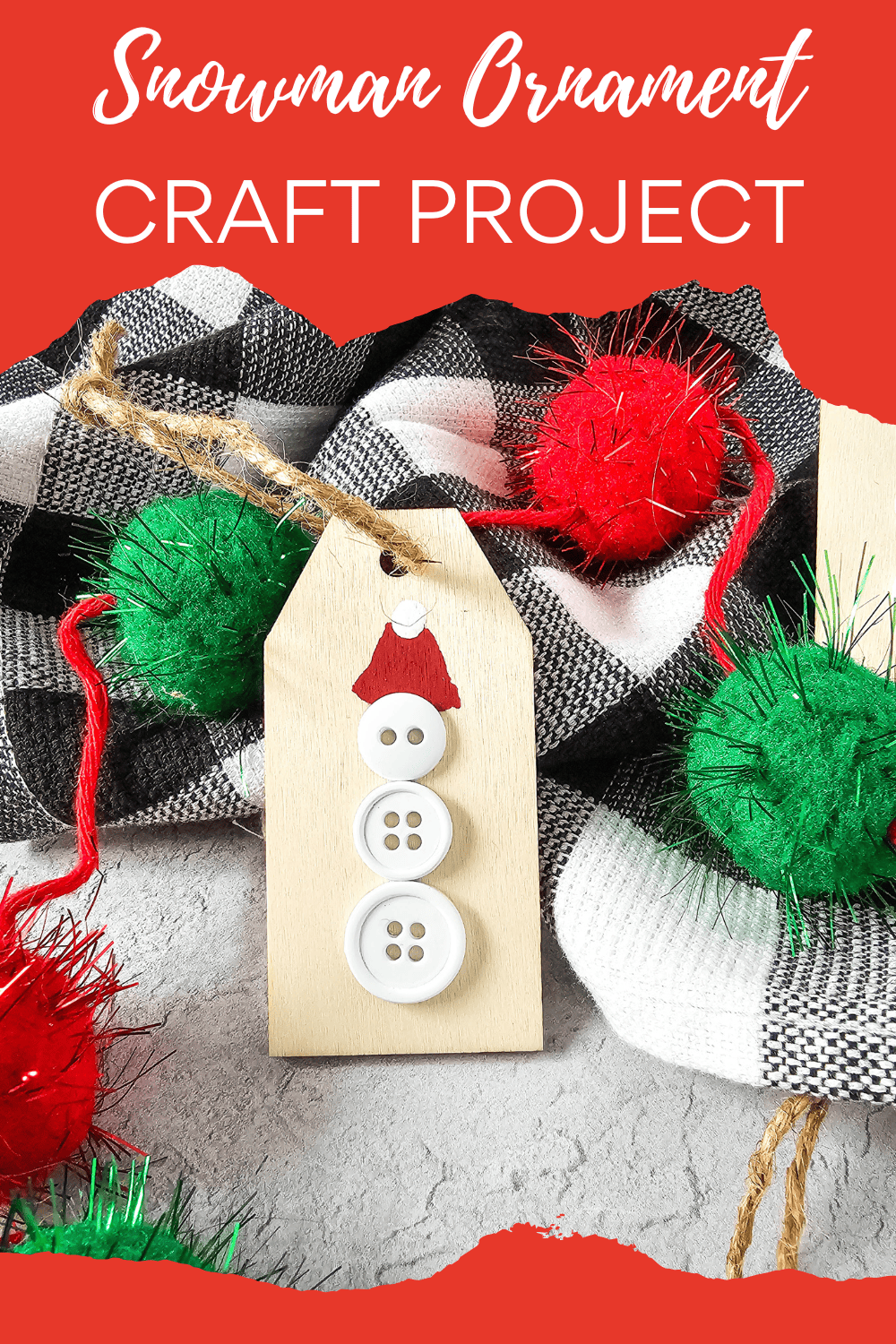 Easy and Adorable DIY Button Snowman Ornaments - Easy and Adorable DIY ...