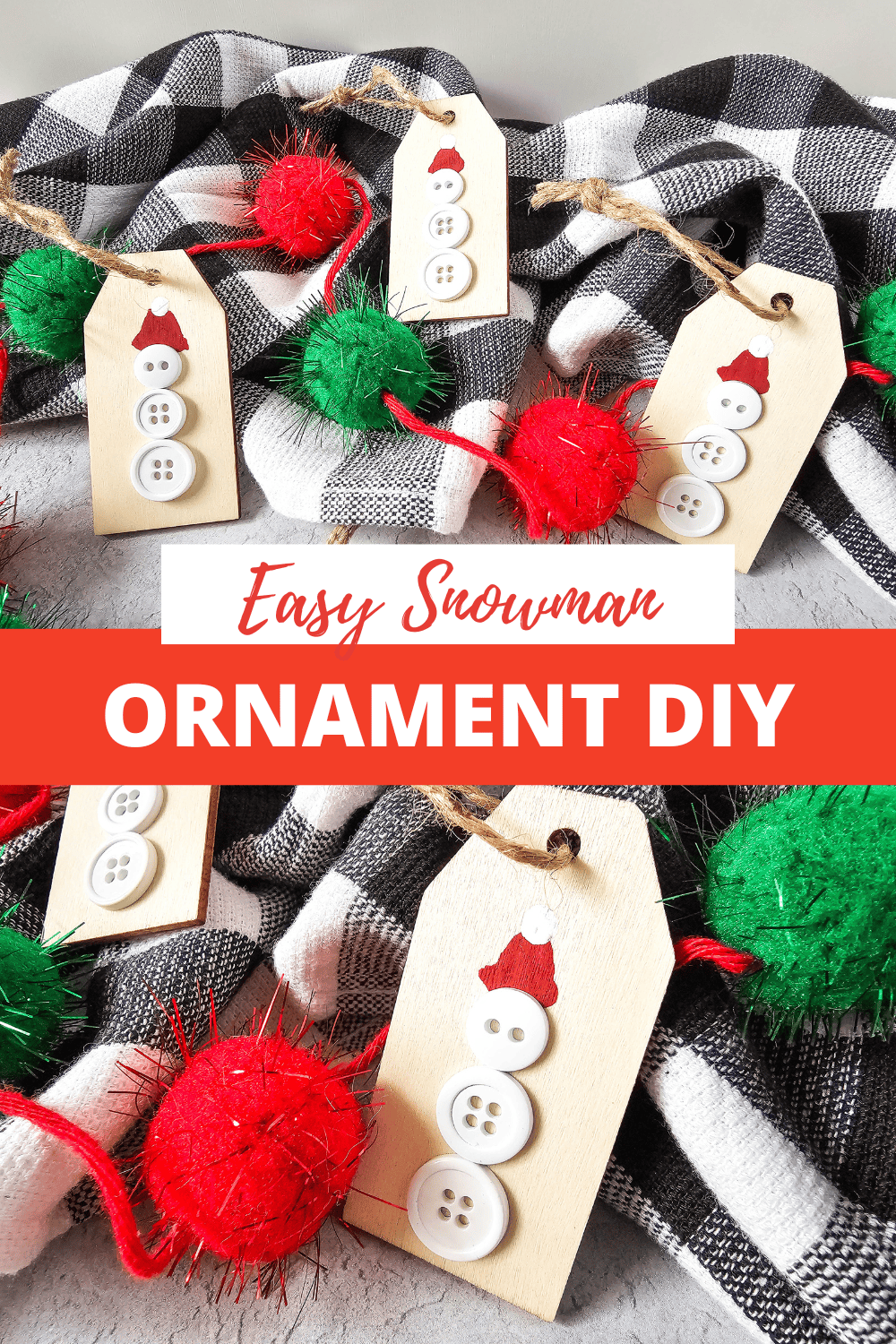 Easy and Adorable DIY Button Snowman Ornaments - Easy and Adorable DIY ...