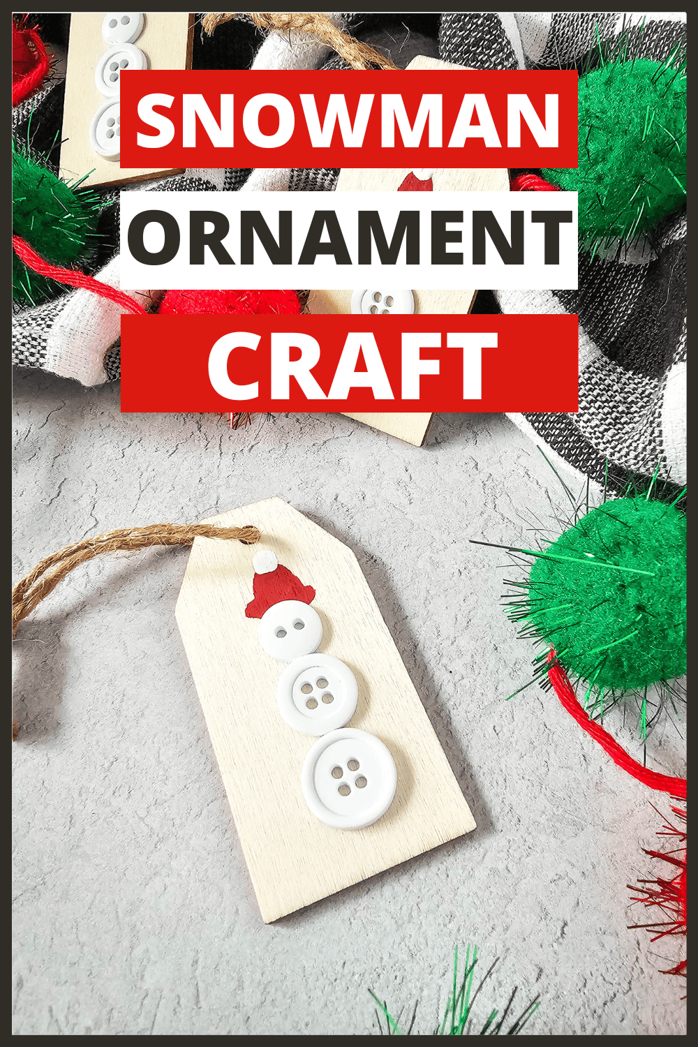 Easy and Adorable DIY Button Snowman Ornaments - Easy and Adorable DIY ...