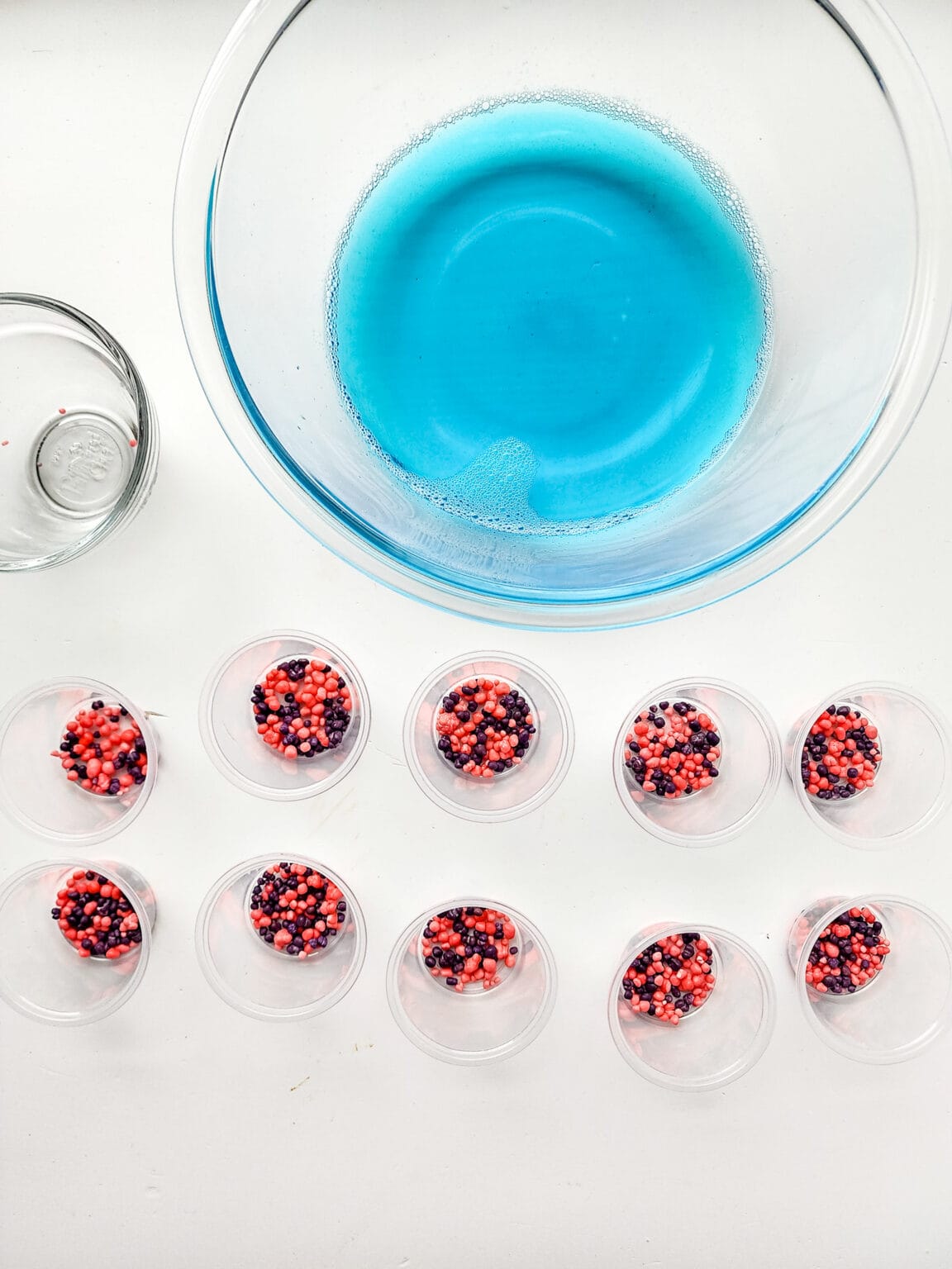 Little Mermaid Jello Cups - A Crazy Family