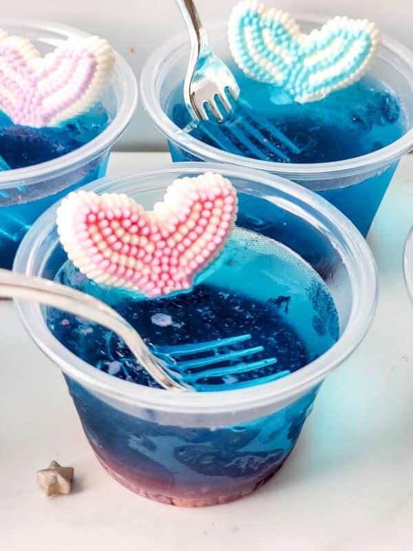 Little Mermaid Jello Cups - A Crazy Family