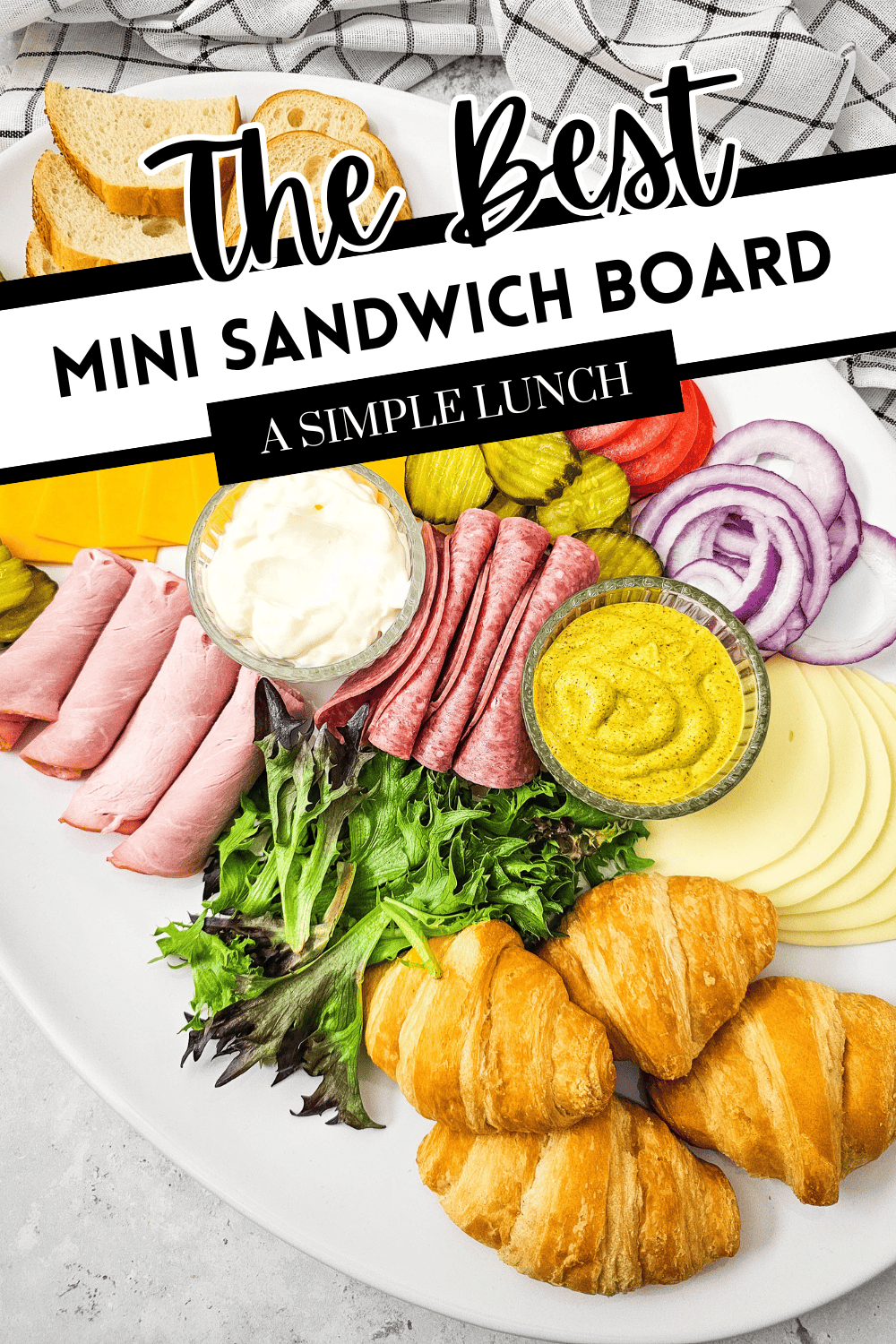 Mini Sandwich Board - A Crazy Family