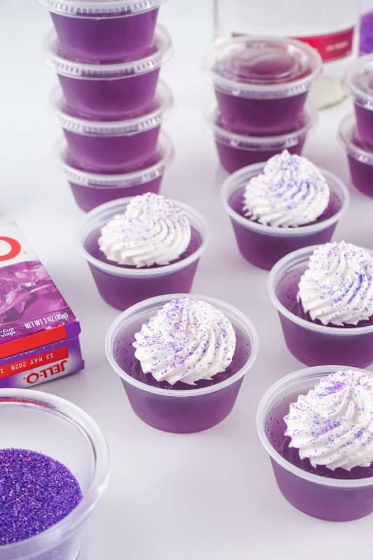 Purple Hooter Jello Shots - A Crazy Family